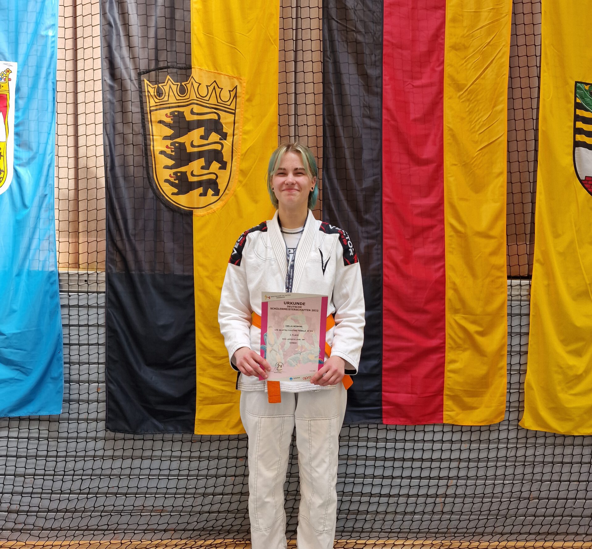 3. Platz für Emilija bei den Deutschen Schülermeisterschaften im Ju ...